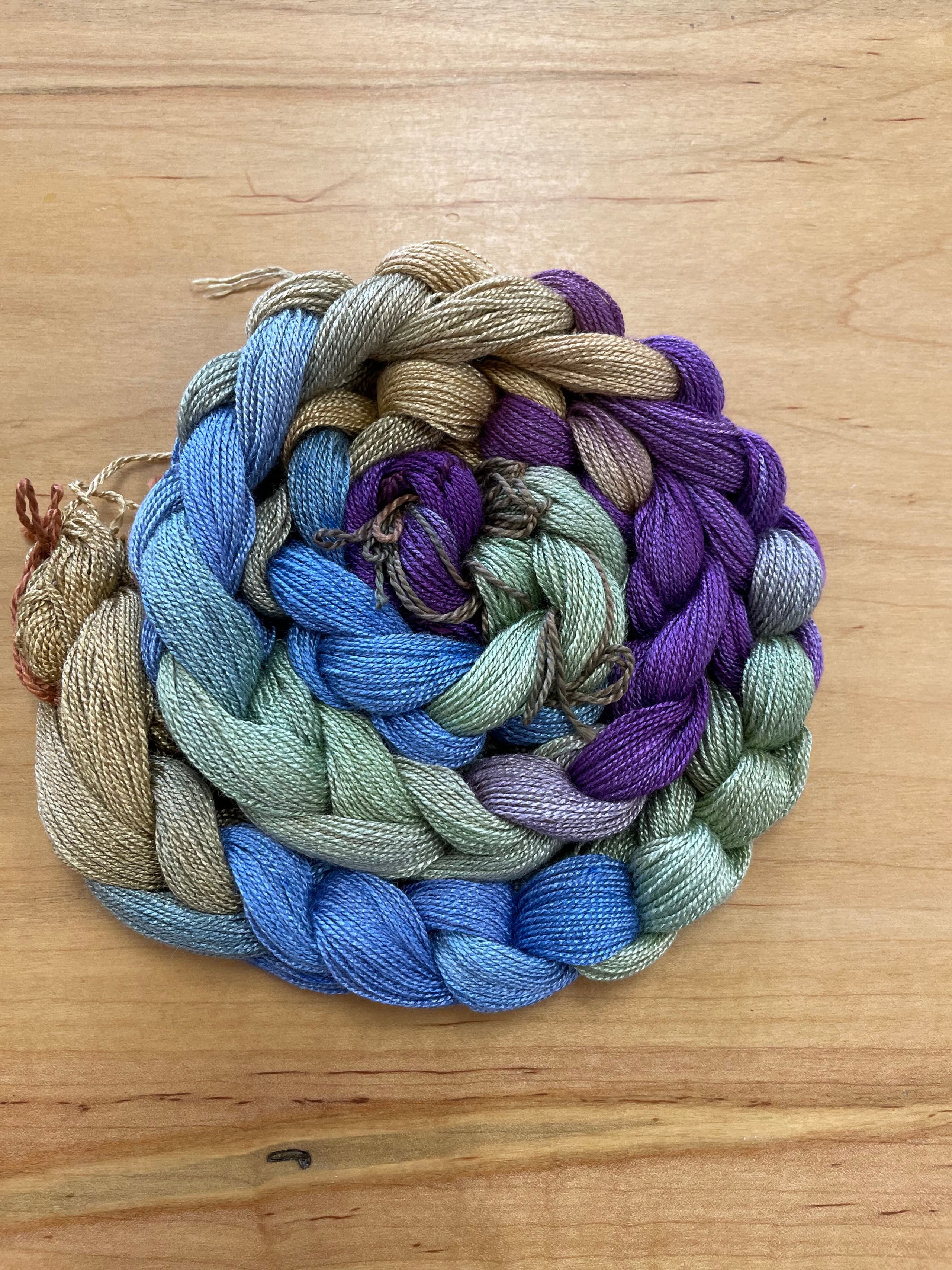 Tabby tree weaver hand painted warps Fairy Wings | Tabby Tree Weaver